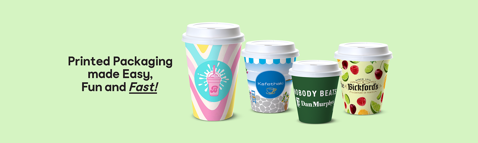Cup and Carry - Custom Printed Packaging
